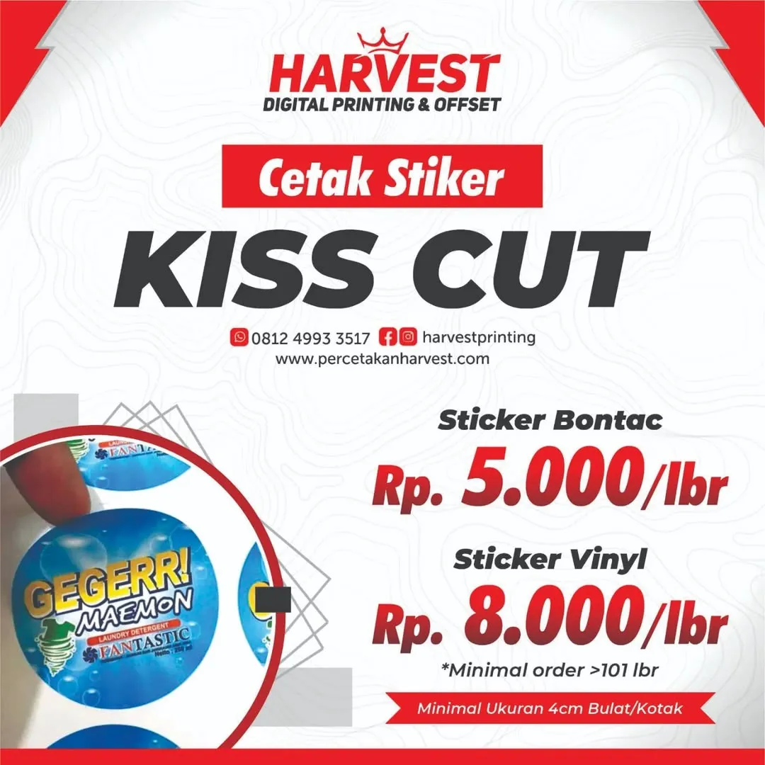 Harga Cutting Sticker Surabaya Murah, Dapatkan Promo! - Blog Harvest ...